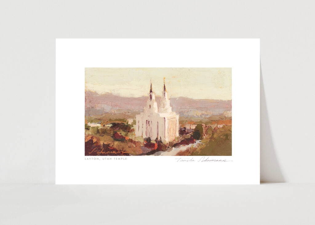 Layton Temple Oil Painting Print | Tausha Schumann Fine Art