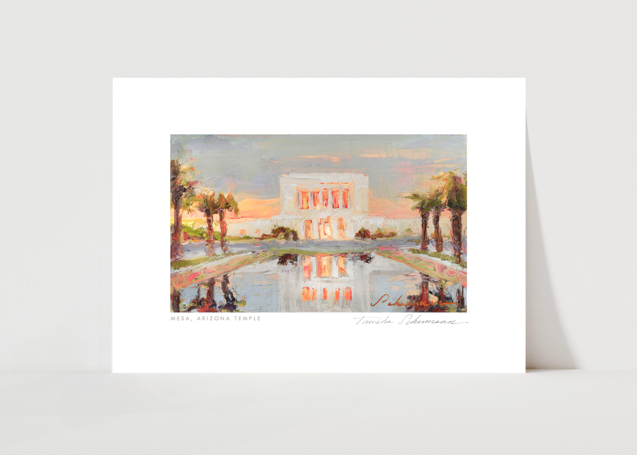 Mesa Temple Oil Painting Print | Tausha Schumann Fine Art